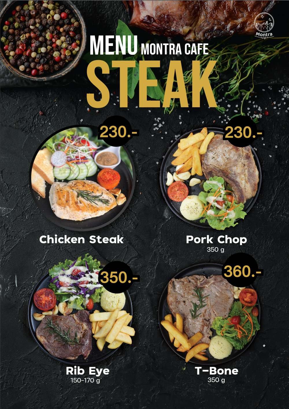 Montra Menu EN | ไร่วังบอน มนตราคาเฟ่ กางเต็นท์น้ำ คาเฟ่นครนายก